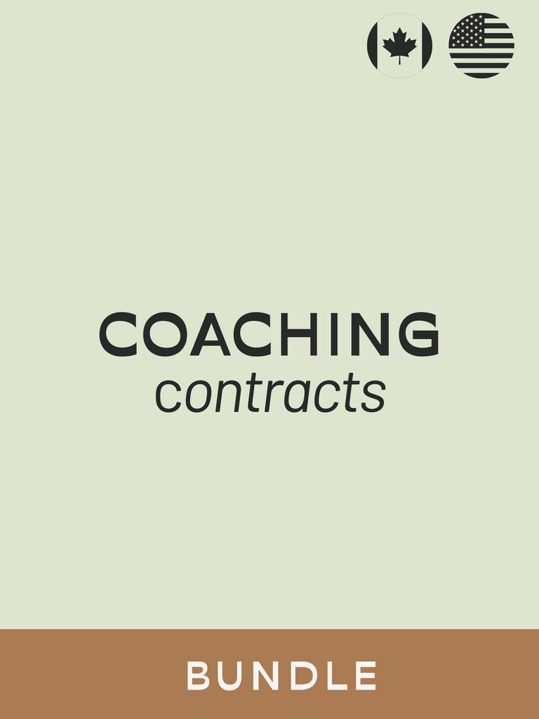 Coaching Contract Template Bundle | Contracts Market