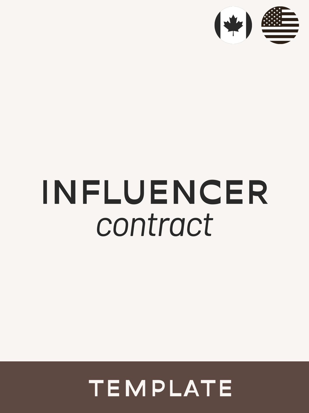 Influencer Contract Template | Social Media Influencer Agreement ...