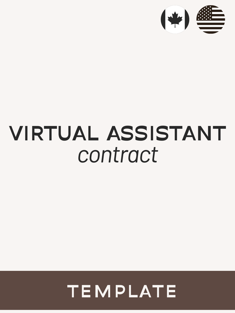 Virtual Assistant Contract Template | Contracts Market